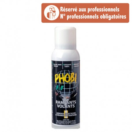 Phobi F&F 125mL anti mouches (aérosol one shot) - Fatalexpert, Vente ...